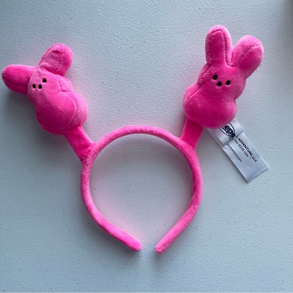 Accessories | Peeps Plush Bunny Headband Pink Easter Basket Outfit ...